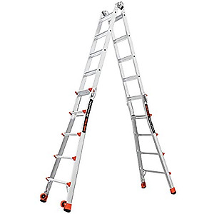 Little Giant Ladders, Revolution, M22, 22 ft, Multi-Position Ladder, Aluminum, Type 1A, 300, 300 lbs weight rating, (12022)