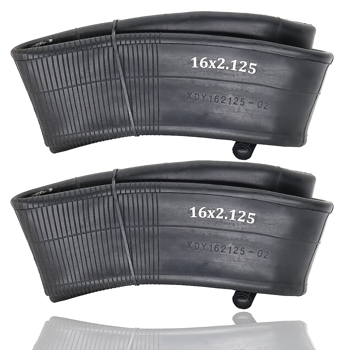 (2-Pack) 16'' x 1.75/1.95/2.125 Stroller Inner Tube Replacement for All Baby Trend Expedition Jogger Strollers - The Perfect Baby Trend Stroller Tire Tube,Heavy Duty Rear Wheel Replacement Tubes