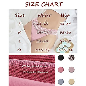 ALL OF ME Seamless Thongs Underwear Women Sexy Panties V-shape Lace Waistband T-back Tangas for Ladies 6 Pack S-XL