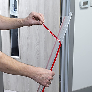 Cardea Child Safety Door Finger Pinch Guard Hinge Protector for The Front of The Door – Clear (2 Pack)