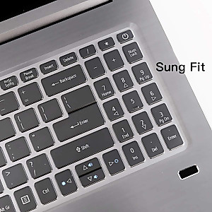 CaseBuy Ultra Thin Keyboard Cover Skin for Acer Aspire 5 Slim Laptop 15.6" A515-45 A515-56 A515-46 A515-43 A515-54 A515-54G A515-55 A515-55T/55G, Acer Aspire 3 A315-54/55/56/57/58 Keyboard Cover, TPU