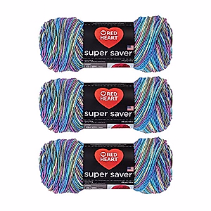 Bulk Buy: Red Heart Super Saver Yarn (3-Pack) Monet E300-310