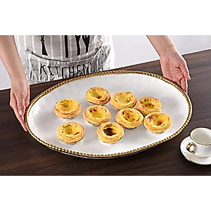 Pampa Bay Golden Salerno Oval Platter