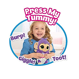 Disney Jr T.O.T.S. Tickle & Toot Baby Mitsu the Monkey, 10-inch feature plush