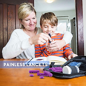 LotFancy Lancets for Blood Testing, 30 Gauge, 100-Count Twist Top Lancets for Glucose Diabetes Testing, Sterile, Disposable, Diabetic Supplies, Blood Sugar Test