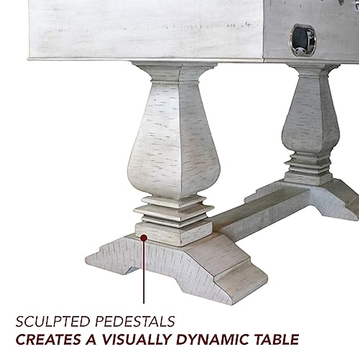 Hathaway Montecito 55-in Premium Competition Foosball Table, Arcade Table Soccer for Game Rooms, includes (2) Foosballs and - Driftwood