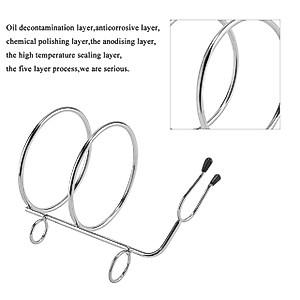 Faleto Stainless Steel Shaving Brush Stand Holder and Soap Bowl Mug Set for Safety Razor Brush