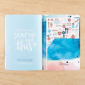 Erin Condren Designer Petite Planner - Wellness Log/Wellness Planner Achieve Health goals, Track Fitness, Sleep, Nutrition, Water Intake, Habits and More, 5.7"x8.25"