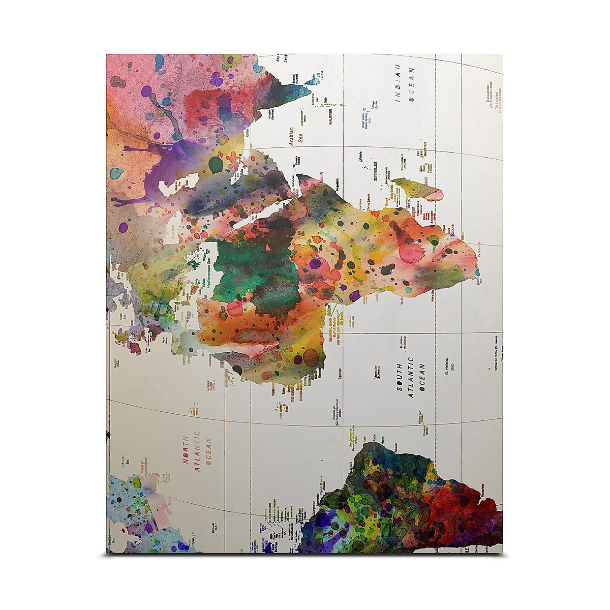 Head Case Designs Officially Licensed Mark Ashkenazi Map Of The World Art Mix Matte Vinyl Sticker Gaming Skin Case Cover Compatible With Xbox One X Console