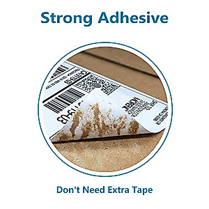 JADENS Thermal Labels 4x6-500 Labels, Compatible with Rollo, Brother, Zebra and Most Thermal Printer, Perforated, Commercial Grade, Doesn't Compatible with Dymo