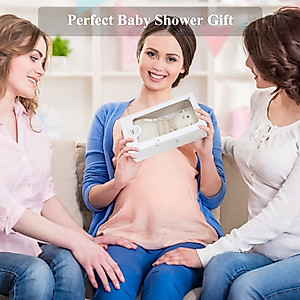 COTTONEBEBE Organic Baby Toys, Stuffed Animal Toy with Lullaby Music for Infant Babies 0 3 6 12 to 36 Months Boy & Girl,Ideal Gift for Newborn (Mrs.Bunny, Cotton)