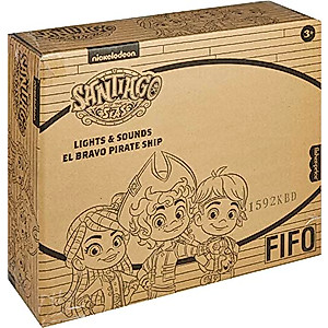 Fisher-Price Santiago of the Seas Pirate Ship Lights & Sounds El Bravo Playset with Santiago Figure for Ages 3+ Years