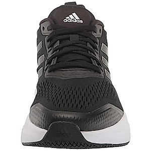 adidas Men's Questar Running Shoe, Black/White/Grey, 10.5