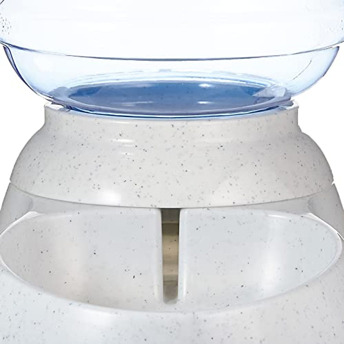 Amazon Basics Gravity Pet Waterer for Dogs and Cats, Small, 1 Gallon Capacity, Gray