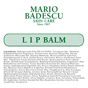 Mario Badescu Moisturizing Lip Balm | Trio Pack Includes Mint, Rose, and Original | Infused with Vitamin E, Cocoa Butter, and Coconut & Sweet Almond Oils for Soft & Supple Lips | 3 Count
