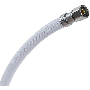 Certified Appliance Accessories Ice Maker Water Line, 25 Feet, Polyester-Reinforced PVC, White