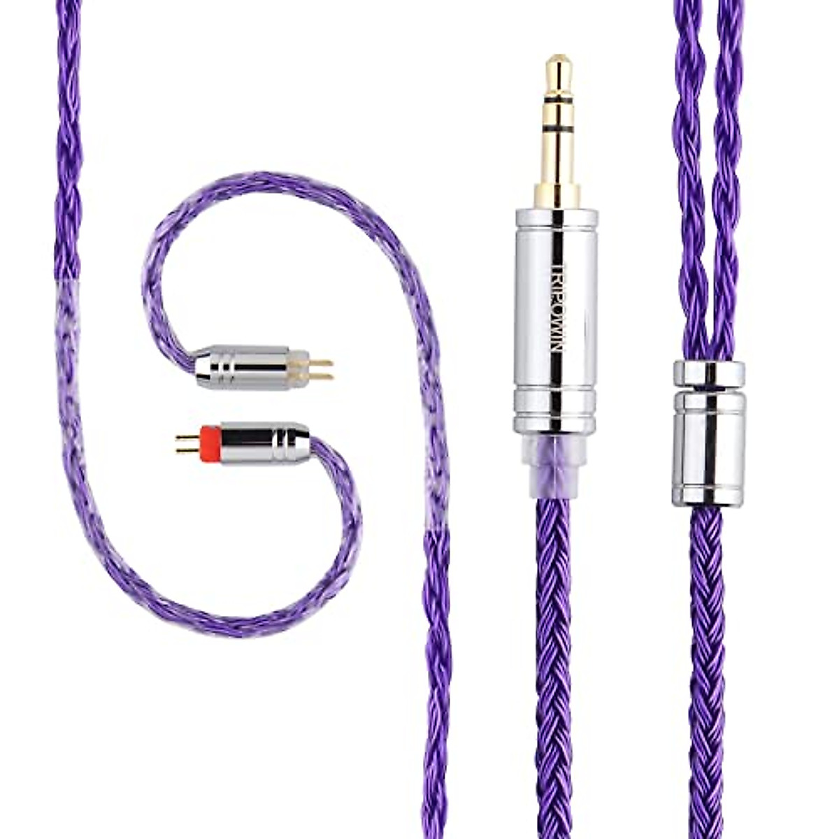 Linsoul Kiwi Ears Quartet 2DD+2BA Hybrid in-Ear Monitor and Tripowin Zonie 3.5mm 2Pin Cable Bundle