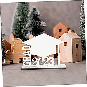 Abaodam 3pcs Picture Supply Decor Desktop of Graduates Congrats Mdf Wood Personalized Room Transfer Memorial Grad Wooden Sublimation Frame Frames Hardboard Photo Blanks