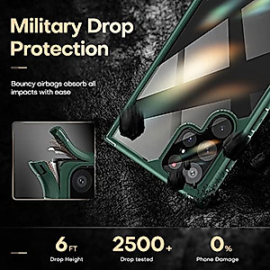 TAURI Shockproof Samsung Galaxy S22 Ultra Case, [Military Grade Protection] S22 Ultra Case, Crystal Clear Soft Slim Protective Silicone Cover Designed for Galaxy S22 Ultra 5G Case 6.8"