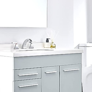 HOMELODY Widespread Bathroom Faucet 8 Inch, 2 Handle Bathroom Sink Faucet, 3 Hole Lavatory Faucet with Pop Up Drain, Chrome