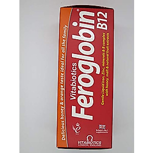 Feroglobin Vitabiotics -B12 Iron Supplement Liquid 200Ml by Feroglobin