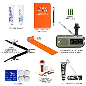 The Prepster Emergency Backpack- Black