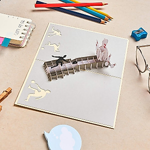 Rykamia Bowling Pop Up Card, Blank Bowling Card With Envelop, Bowling Birthday Card, Card For Bowling Player, Bowling Thank You Card, Graduation, Just Because, Get Well, Card For Friend, Bowling Gifts