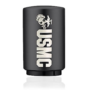 USMC Push Down-Pop Off Beer Bottle Opener with Magnetic Cap Catcher Automatic Decapitator Beer/Soda Magnet Bottle Top Openers - Cool Bartender Gadgets