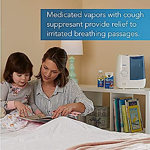 Vicks VapoSteam Medicated Liquid with Camphor, a Cough Suppressant, 8 Oz – VapoSteam Liquid Helps Relieve Coughing, for Use in Vicks Vaporizers and Humidifiers