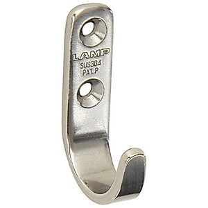 Sugatsune, Lamp HJT-55 Hooks, 304 Stainless Steel, Satin