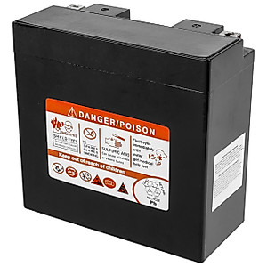 Caltric Agm Battery Compatible with Yamaha Xvs1100At V-Star 1100 Silverado 2003-2009