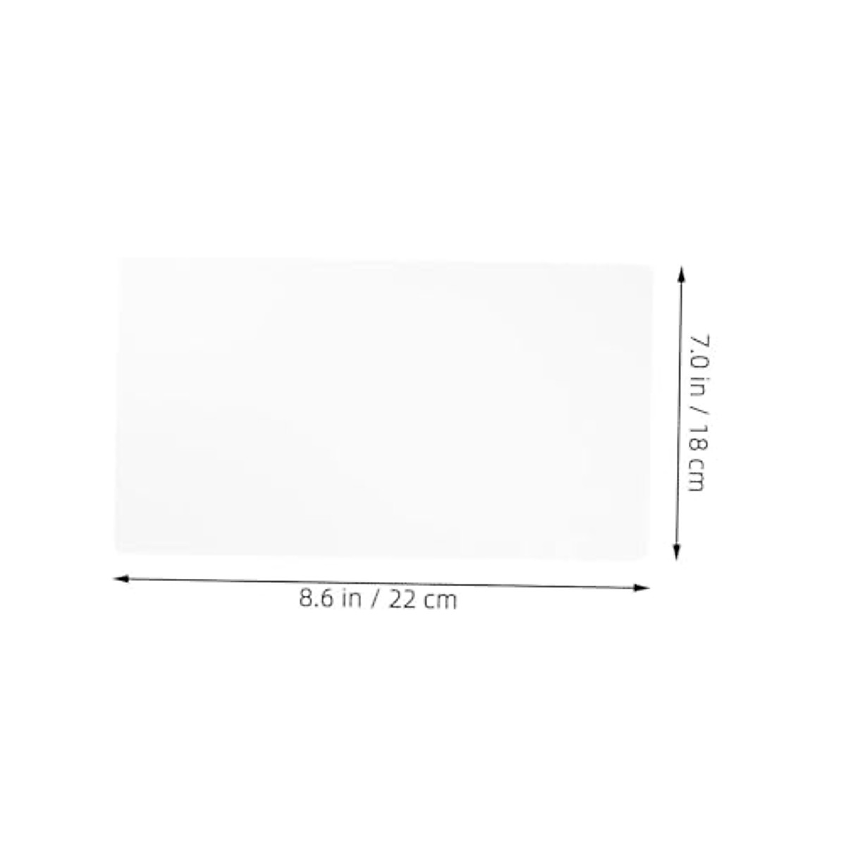 NUOBESTY 10pcs Printing Pen Copy Board Basic Template Painting Mat Drawing Tool 3D Drawing Paper Templates Drawing Board 3D Printing Pen Mat PVC White