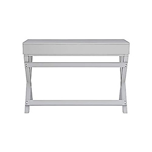 Linon Grey 2-Drawer Writing Jaycee Desk