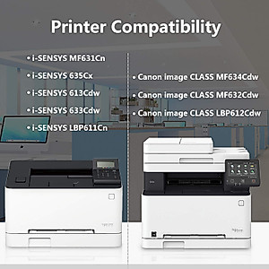 1 Pack Cartridge 045H Black Toner Cartridge Replacement for Canon Color Image Class MF634Cdw LBP612Cdw MF632Cdw i-SENSYS MF631Cn 633Cdw 635Cx LBP611Cn 613Cdw Printer,Sold by TopInk