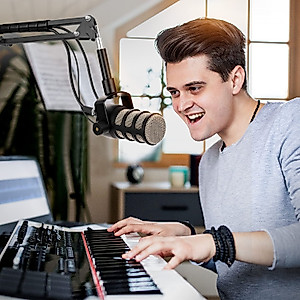 YOUSHARES Mic Stand Extension, 5/8" Female to 5/8" Male Microphone Extension Tube for Desk Stands(3.15 in)