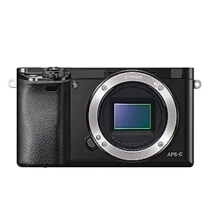 Camera A6000 Interchangeable Lens Digital Camera - Black (24.3MP, Body Only) Digital Camera