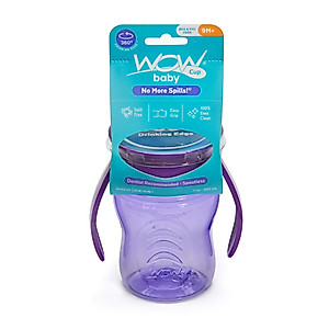 Wow Cup for Baby 360 Trainer Sippy Cup, Purple, 7 oz / 207 ml