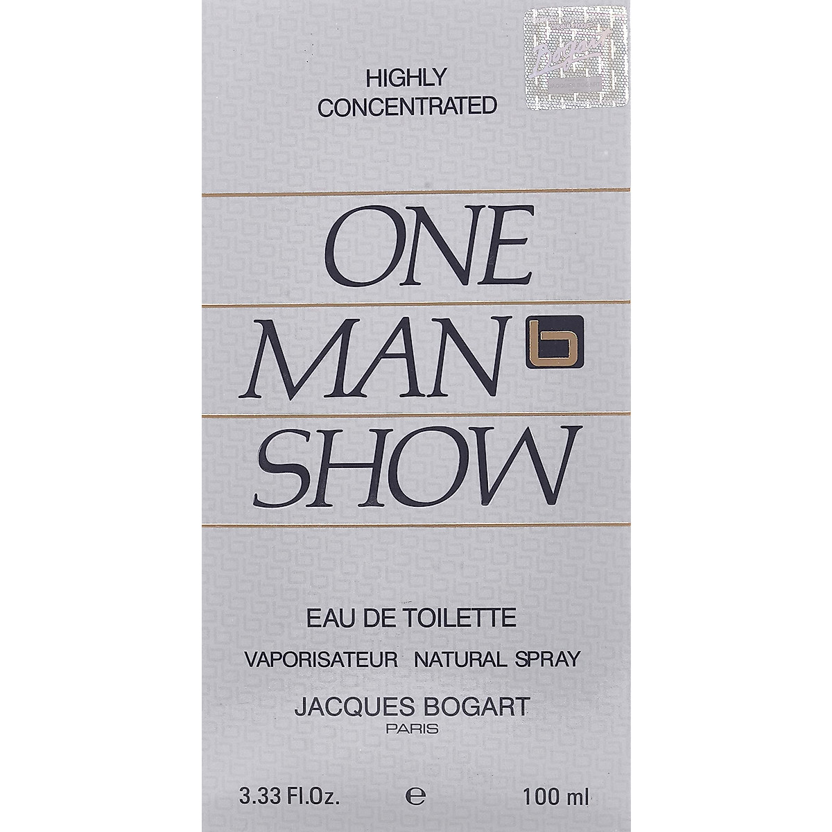 Jacques Bogart One Man Show For Men. Eau De Toilette Spray 3.3 Ounces