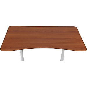 Calico Designs 51231 Sierra Height Adjustable Desk, White/Cherry, 37.5 Inch