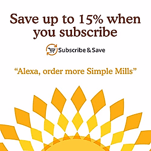 Simple Mills Almond Flour Crackers, Rosemary & Sea Salt - Gluten Free, Vegan, Healthy Snacks, 4.25 Ounce (Pack of 1)