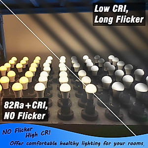 Heifymi E17 Intermediate Base 5W LED Bulb, 40 Watts Equivalent, Neutral/Natural White 4000K, 500 Lumens, AC120 Volts, LED Replacement for Chandelier Ceiling Fan Lights Bulbs, Non-dimmable(4 Pack)