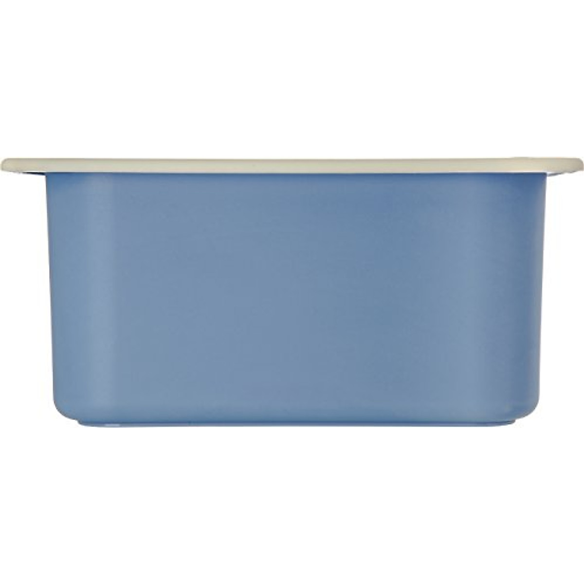 Carlisle CM1101C1402 Coldmaster CoolCheck 6" Deep Half-Size Insulated Cold Food Pan, 6 Quart, Color Changing, White/Blue