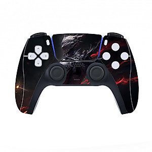 PlayVital Colorful Triangle Full Set Skin Decal for ps5 Console Digital Edition, Sticker Vinyl Decal Cover for ps5 Controller & Charging Station & Headset & Media Remote