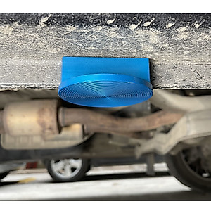 XJDAMZ Jack Pad Slotted - Universal Magnetic, Frame Rail Protector Protector Puck/Pad-Blue 1Pcs