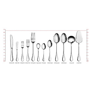 Artaste 18/10 Stainless Steel Elegant Serving & Hostess Flatware Sets (47-Piece 18/10 Silver Finish)