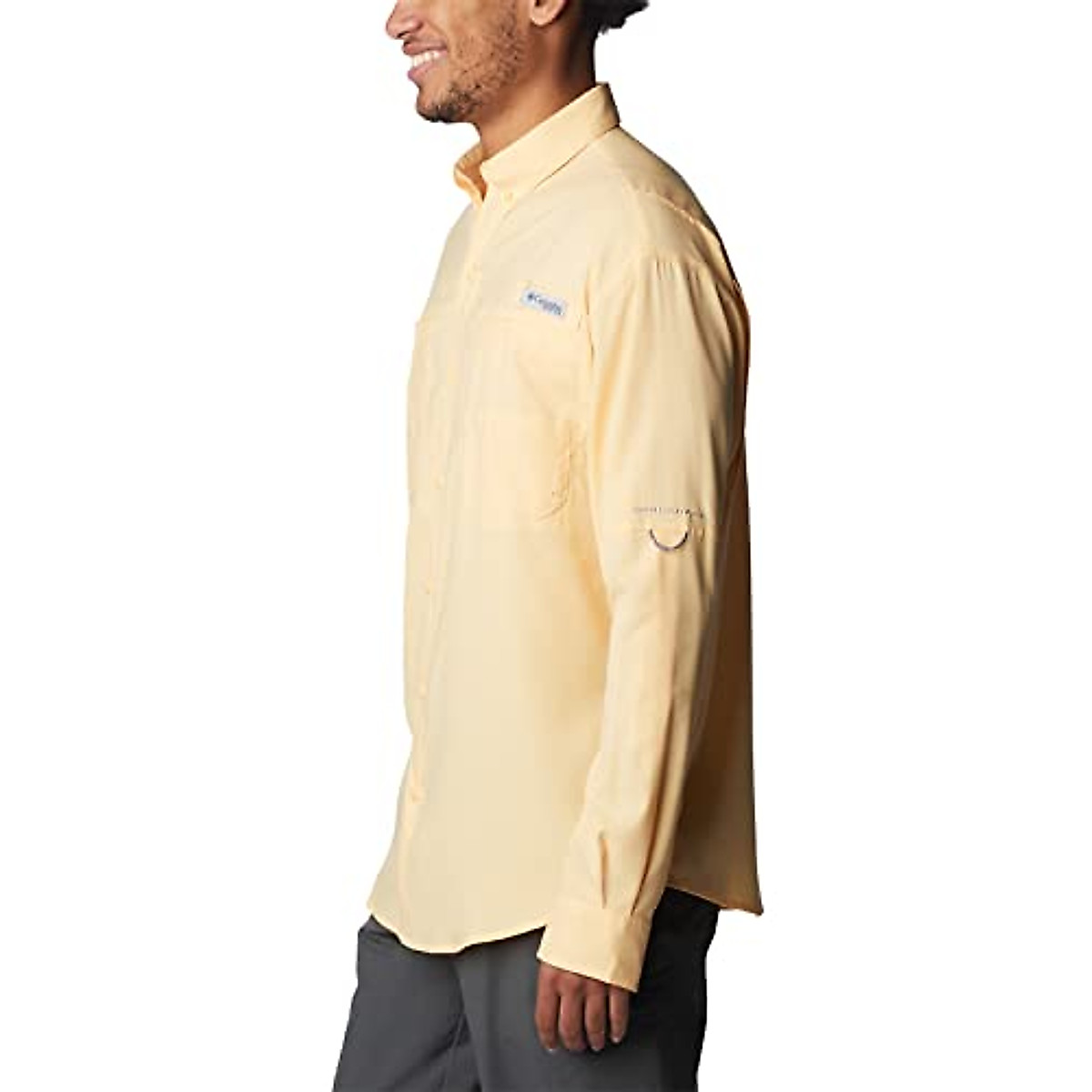 Columbia Men's Standard Tamiami II Long Sleeve Shirt, Cocoa Butter, Medium
