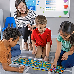 Learning Resources Sum Swamp Game Addition & Subtraction Game - 8 Pieces, Ages 5+, Math Games for Kids, Educational Kids Games, Kindergarten Math Board Games Gifts for Boys and Girls