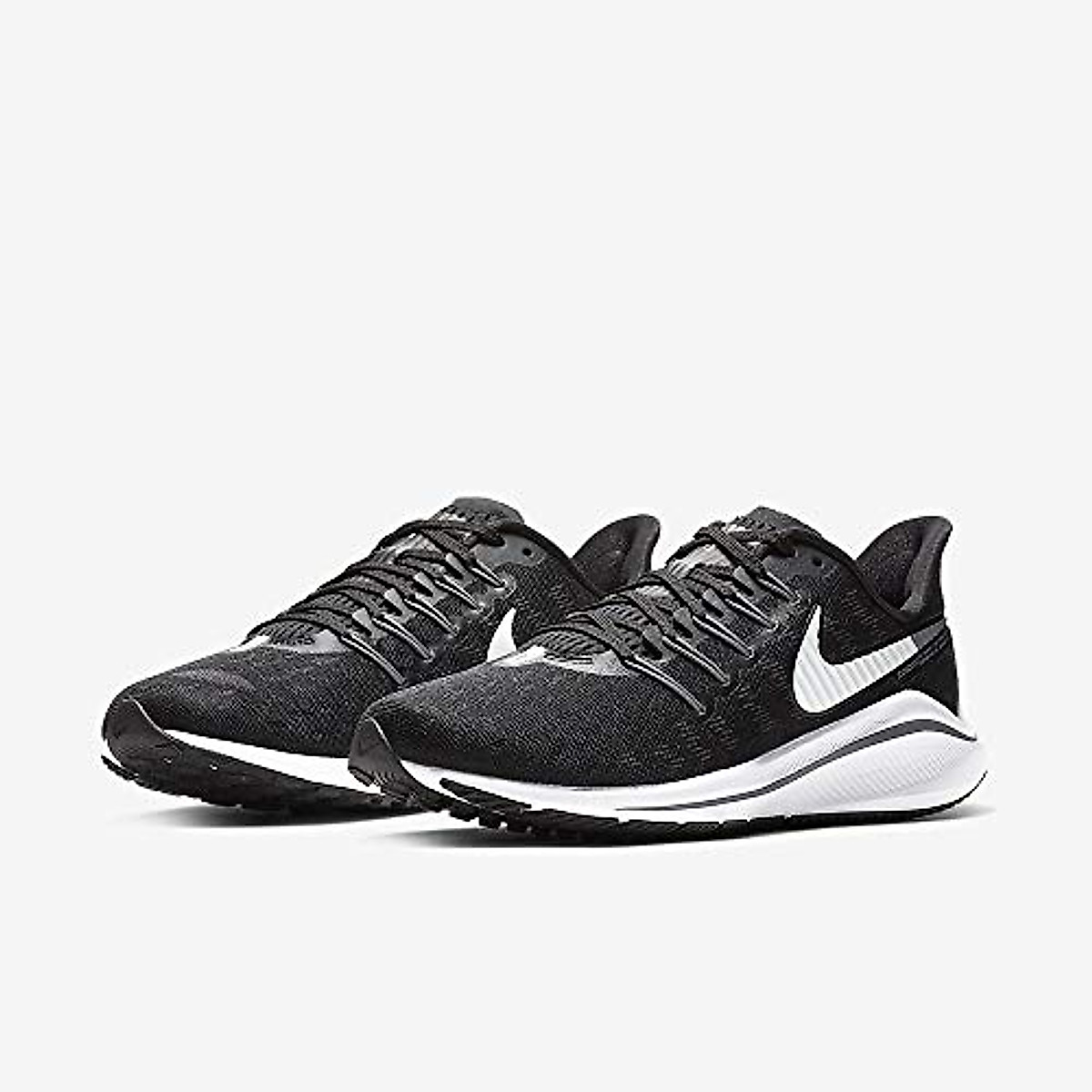 Nike Women's Air Zoom Vomero 14 Running Shoe, Black/Thunder Grey/White, Size 7.5