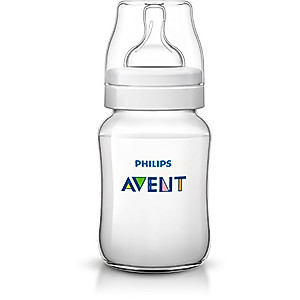 Philips AVENT Anti-colic Baby Bottles Clear, 9oz, 1 Piece (SCF403/17)