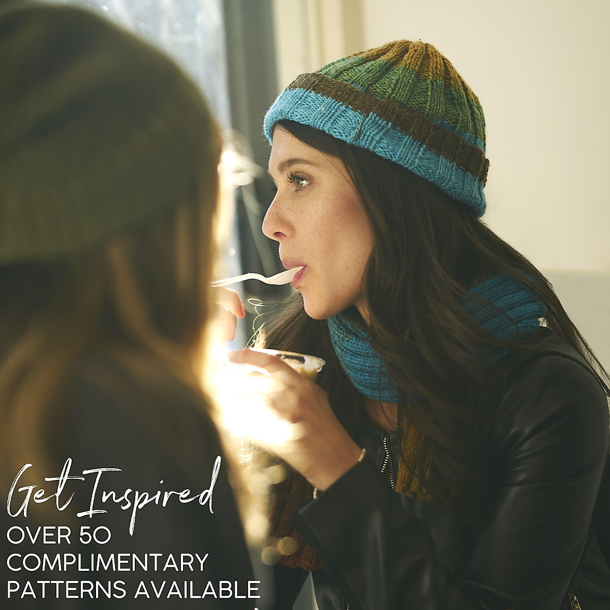 Lion Brand Yarn Mandala Yarn, Multicolor Yarn for Crocheting and Knitting, Craft Yarn, 1-Pack, Cupid